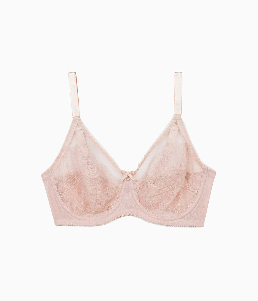 Retro Chic Full Figure Underwire Bra: Rose Dust – Wacoal