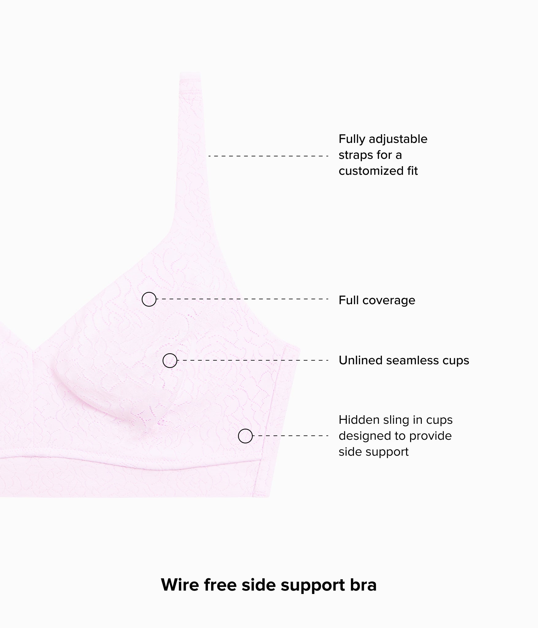 Inside Job™ Wire Free Bra: Cradle Pink – Wacoal
